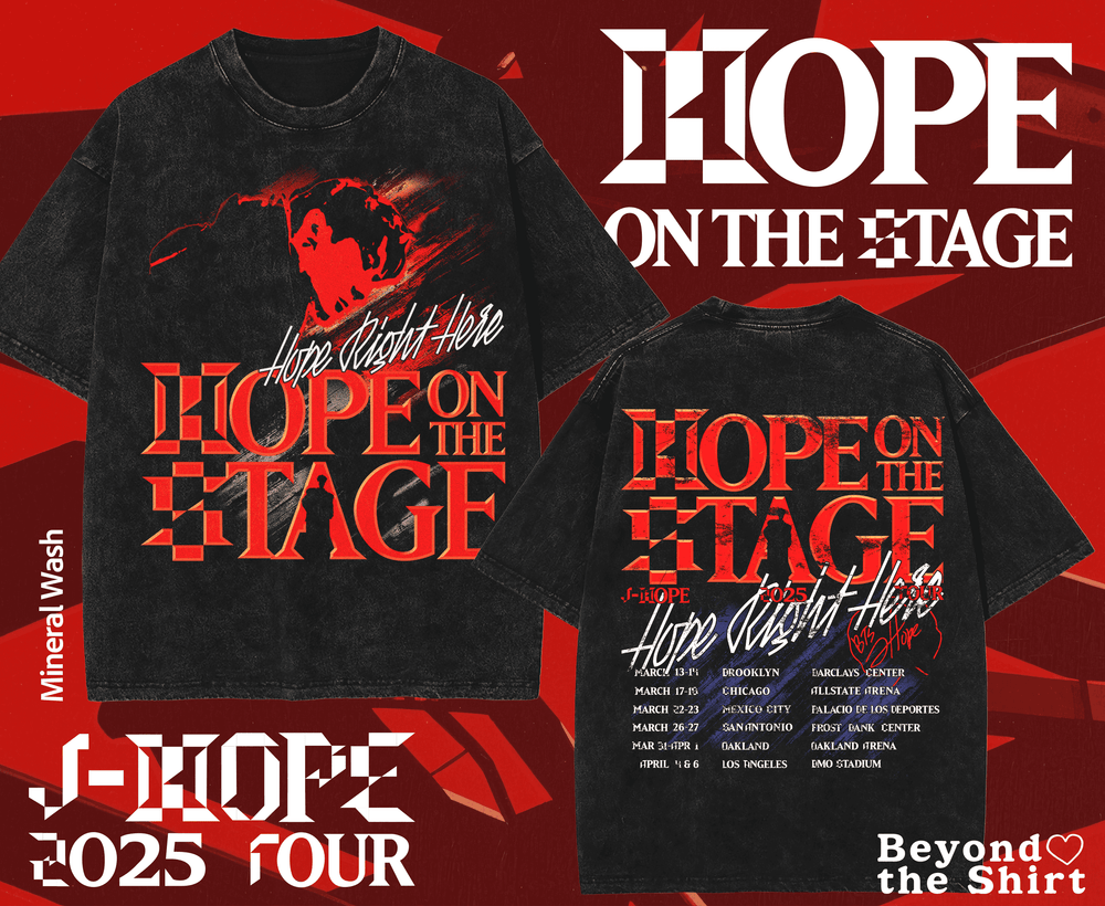 J-Hope Hope on the Stage Tour Shirt Concert – Beyond The Shirt