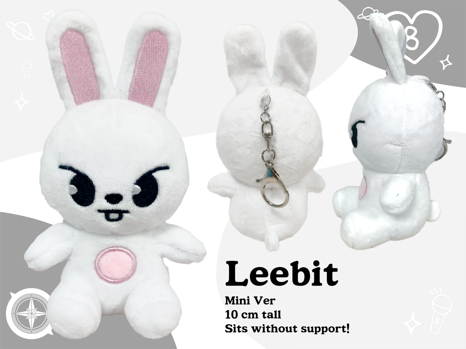 SKZOO Mini Seated Keychain Plushie – Beyond The Shirt